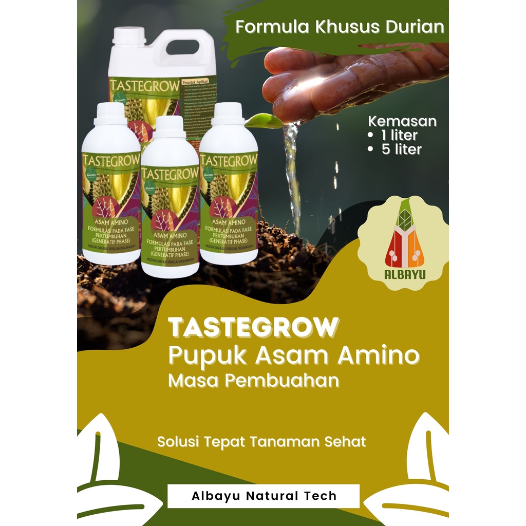 Jual Pupuk Amino Masa Berbuah - Pupuk Taste Grow - Meningkatkan ...