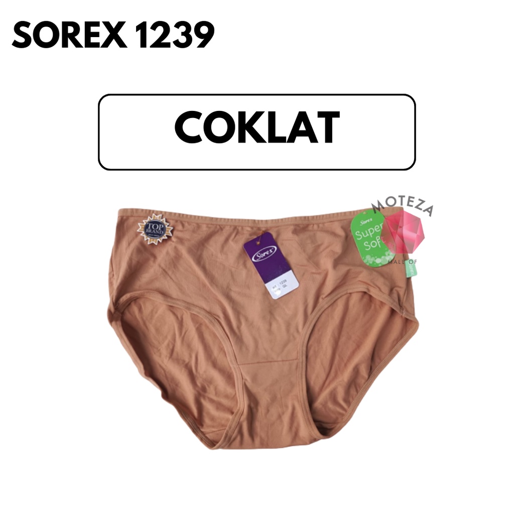 Jual Sorex CD 1239 Celana Dalam Wanita - Midi Panty Super Soft - M L XL XXL | BISA PILIH WARNA ...