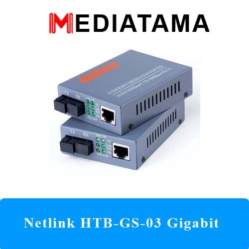 Jual Netlink HTB-GS-03 Gigabit Media Converter RJ45 Fiber Optic Converter | Shopee Indonesia