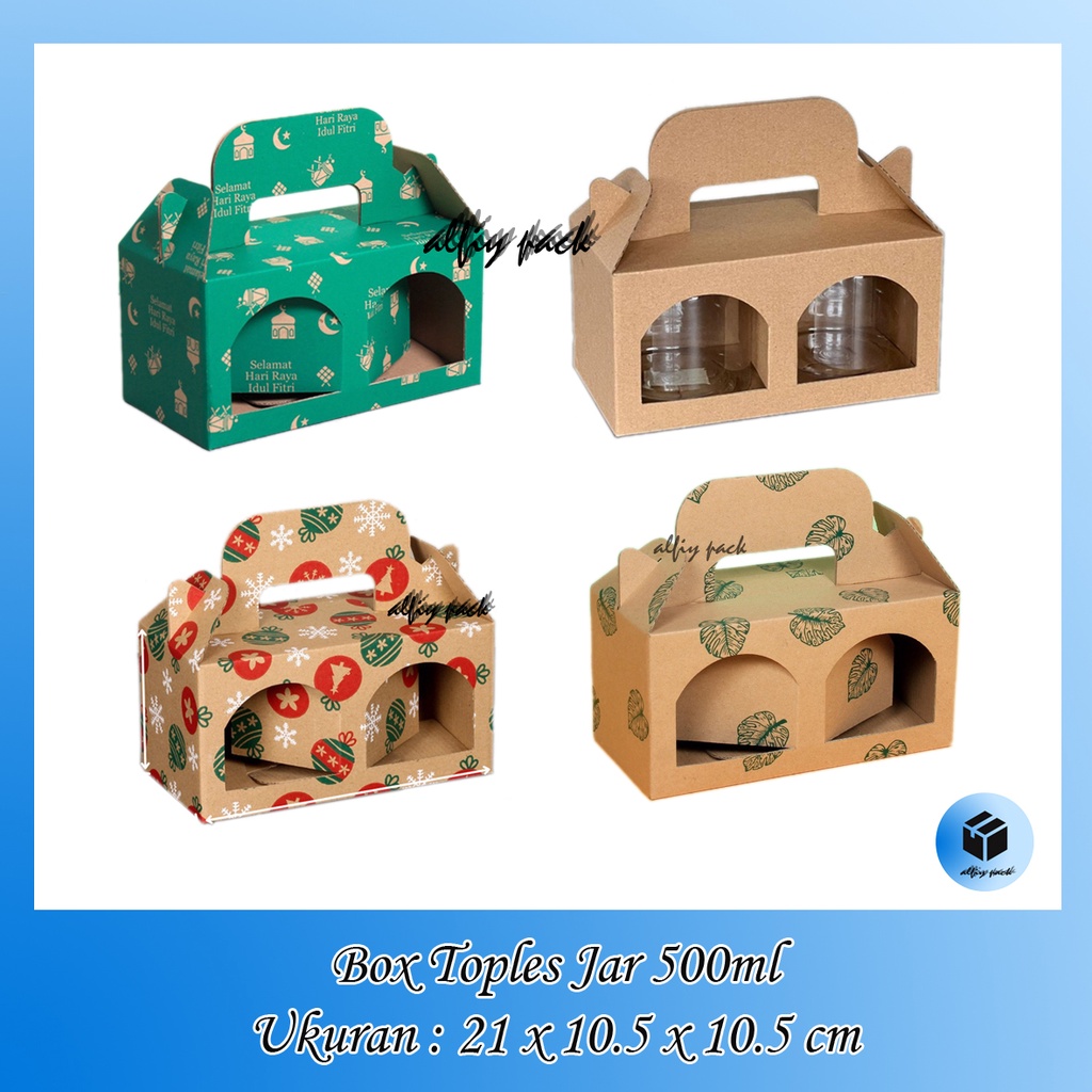 Jual 1pack isi 10pcs KARDUS JINJING UKURAN 21X10X10 CM UNTUK TOPLES JAR ...