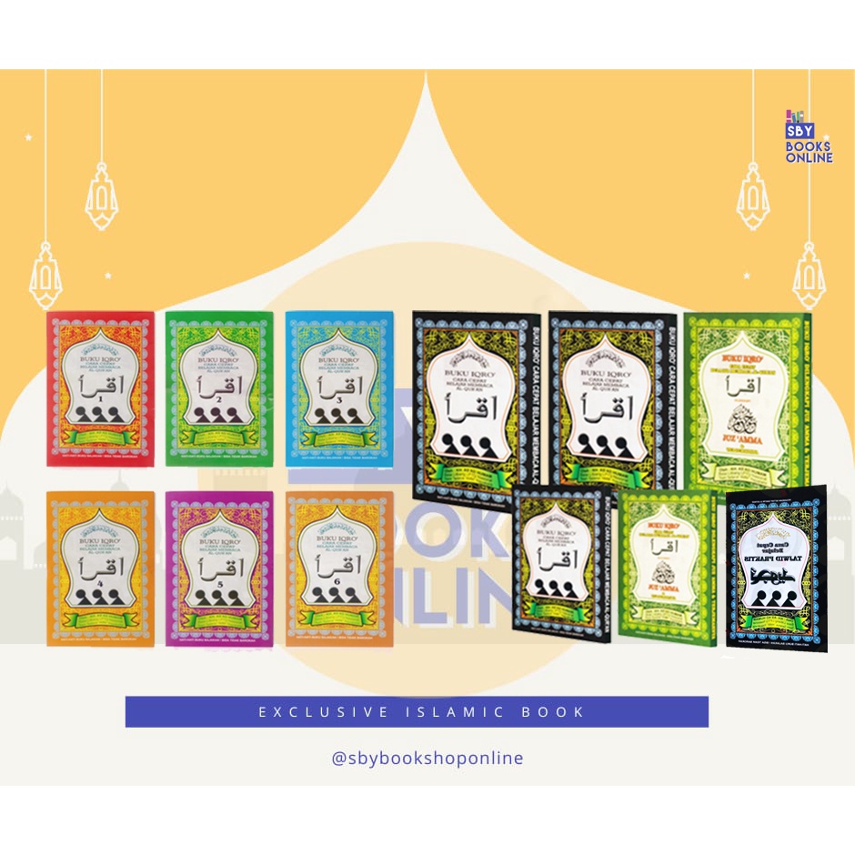 Jual Buku Iqro Anak Iqra Anak Besar BENDEL Jilid 1 2 3 4 5 6 1-6 ...