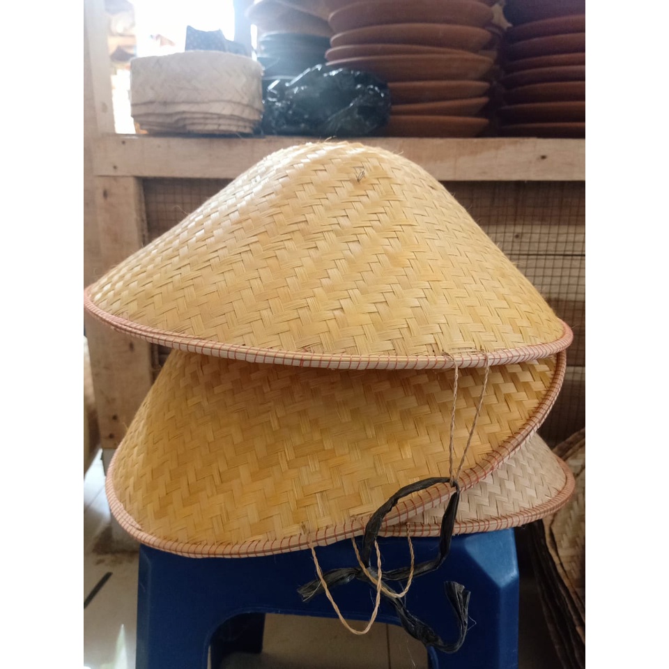 Jual Caping Bambu Topi Petani Diameter 45 Cm | Shopee Indonesia