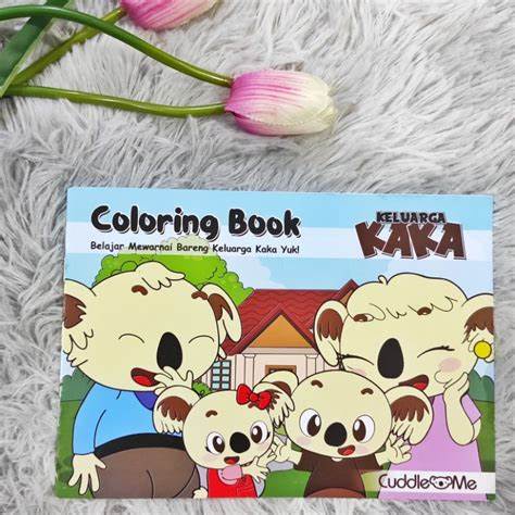 Jual Coloring Book keluarga kaka Cuddle me buku mewarnai anak | Shopee ...