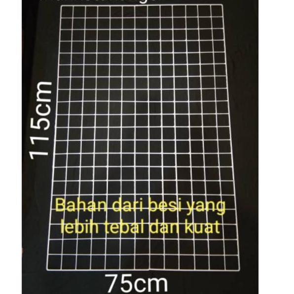Jual ORIGINAL% Jaring Ram Besi Dinding Ukuran 75x115cm Gantungan Hook ...