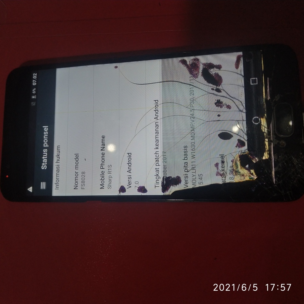 Jual lcd touchscreen frame sharp r1s fs8028 dual sim original | Shopee ...