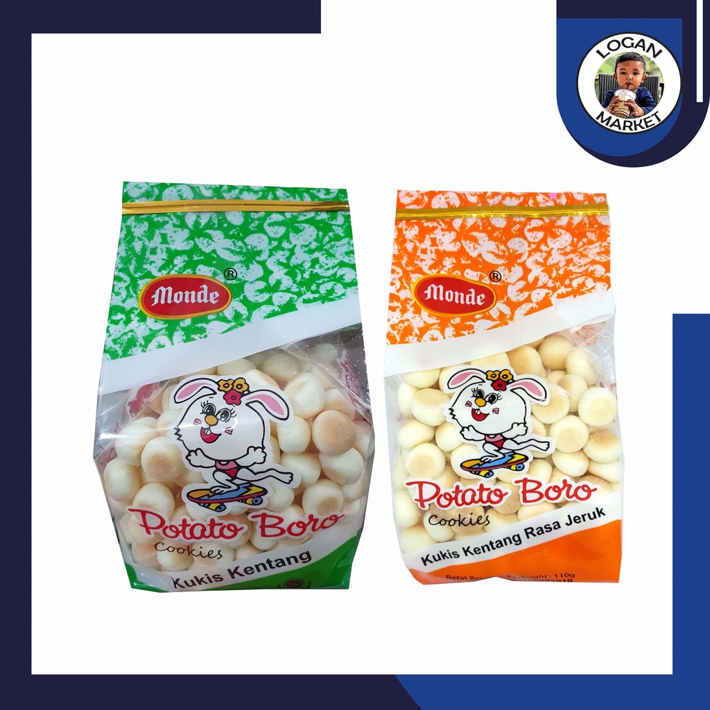 Jual Monde Potato Boro Kukis Kentang 110gram 110 gram All Variant Green ...
