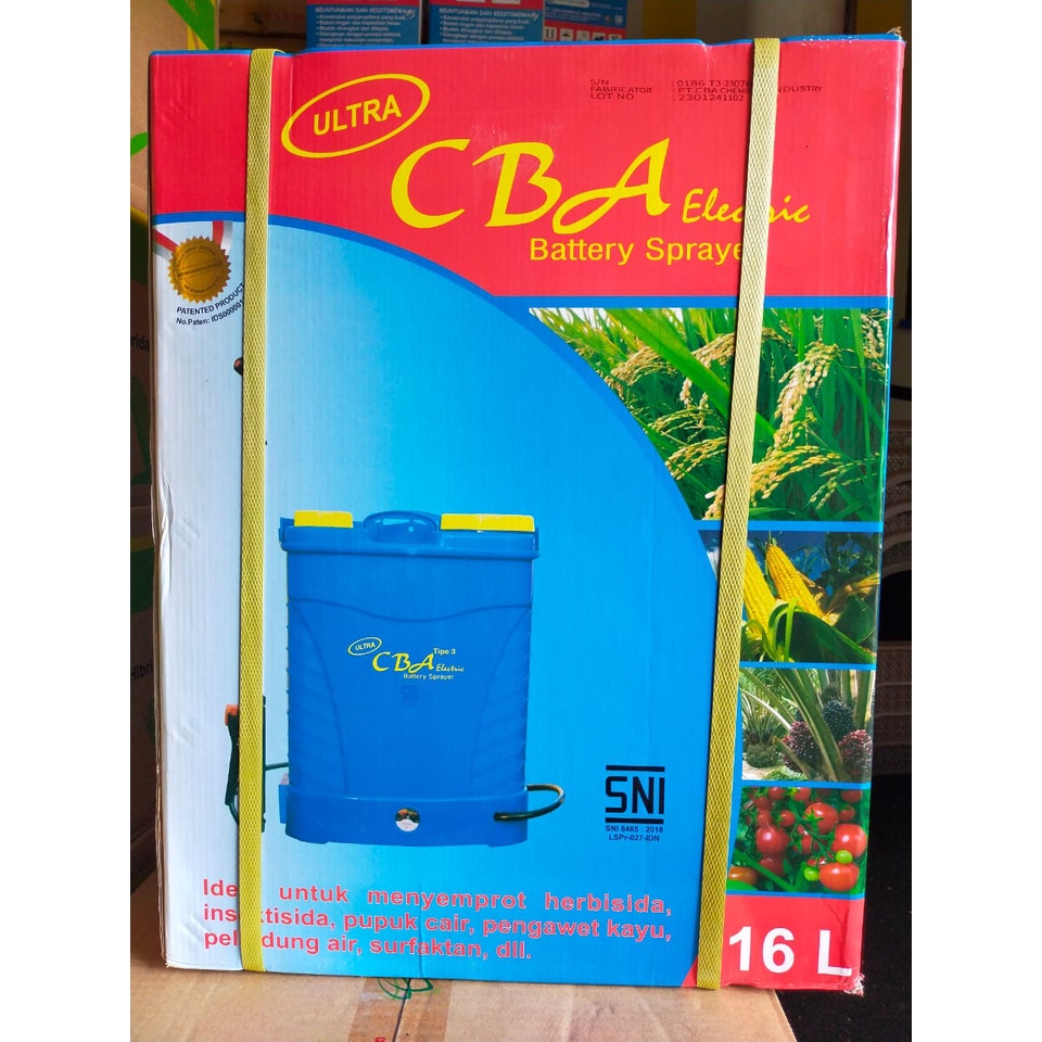 Jual SPRAYER TANGKI CBA TIPE 3 ELEKTRIK 16 L ALAT semprot pertanian ...
