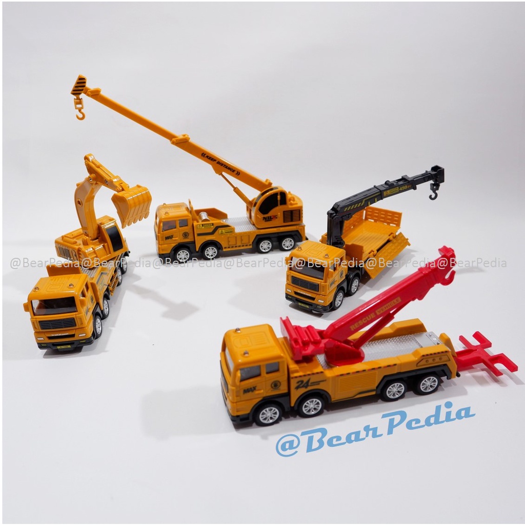 Jual DIECAST KONSTRUKSI ALAT BERAT HIDRAULIK CRANE / HIDROLIK CRANE ...