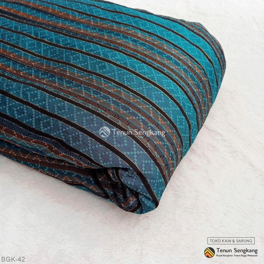 Jual Kain Tenun Baltong Kristal Dobby Bervariasi Benang Emas Sutra ...