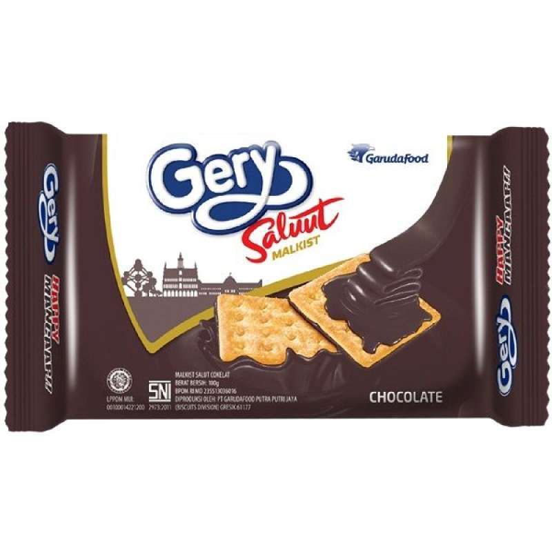 Jual GERY SALUUT MALKIST COKLAT FML 100GR | Shopee Indonesia
