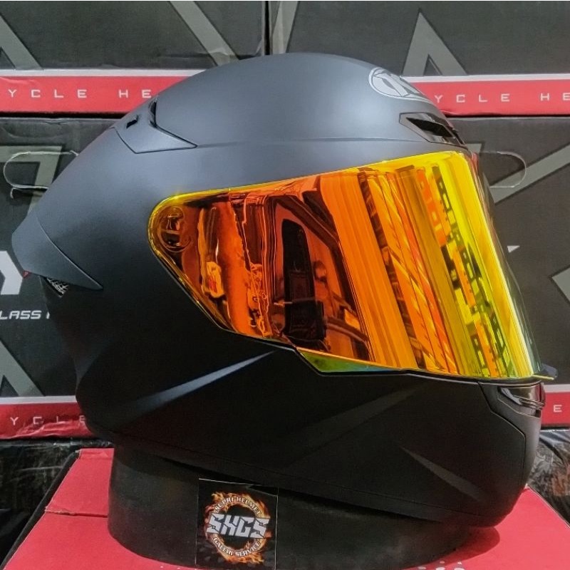 Jual COD Helm kyt tt course hitam doff putih grey matt paket ganteng ...