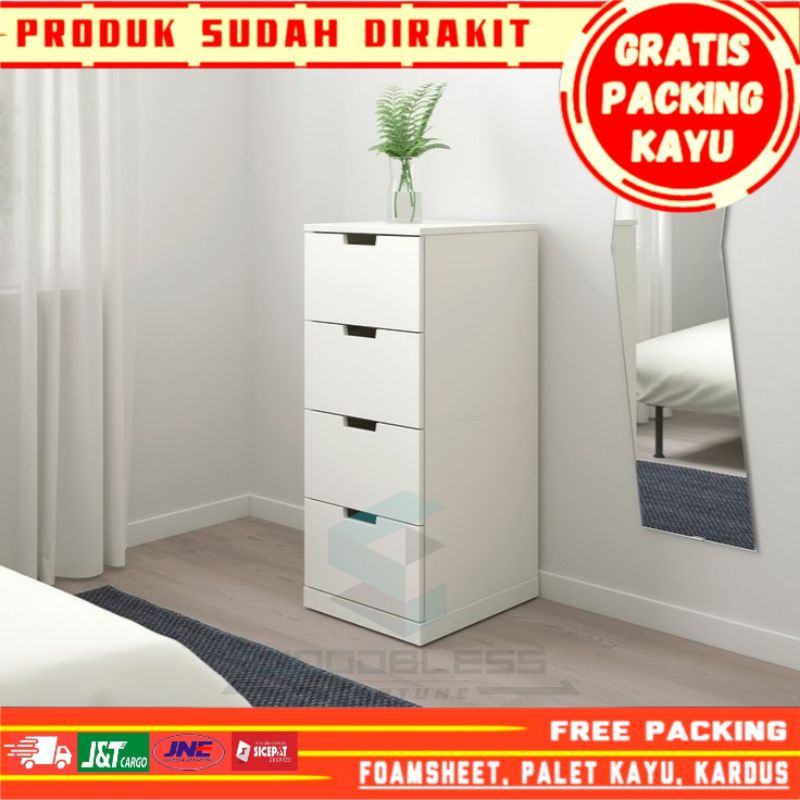 Jual MEJA DRAWER 4 LACI MINIMALIS MURAH KABINET LACI MEJA NAKAS MEWAH ...