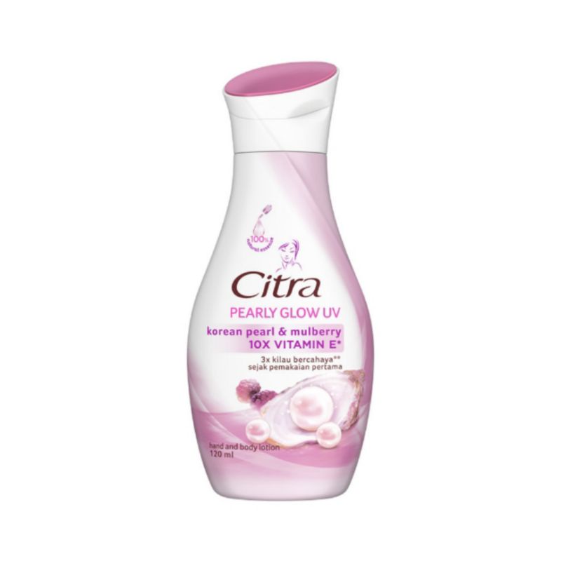Jual Citra Pearly White UV Hand Body Lotion 120 ml | Shopee Indonesia