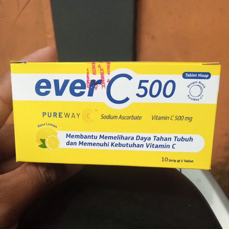 Jual ever c 500mg/vitamin c 500mg vitamin daya tahan tubuh | Shopee ...