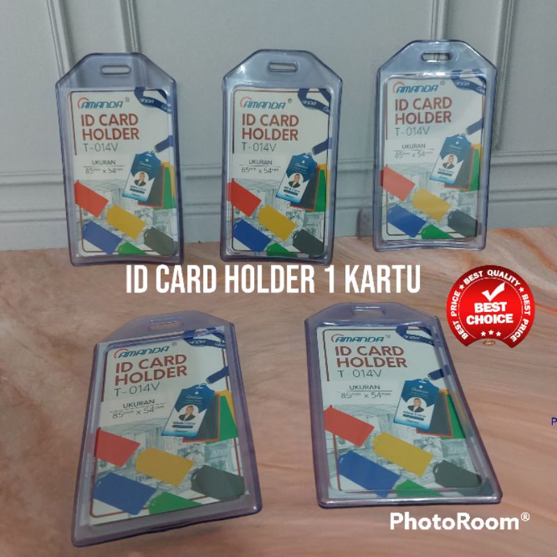 Jual Id Card Holder Transparant Merk Amanda (10pc) Tempat Id Karet 1 ...