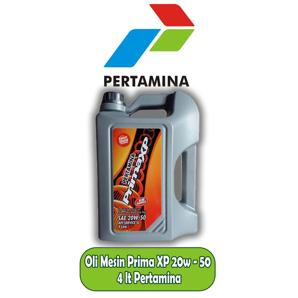 Jual Oli Mesin Prima XP 20w - 50 4 lt Pertamina -04365- | Shopee Indonesia