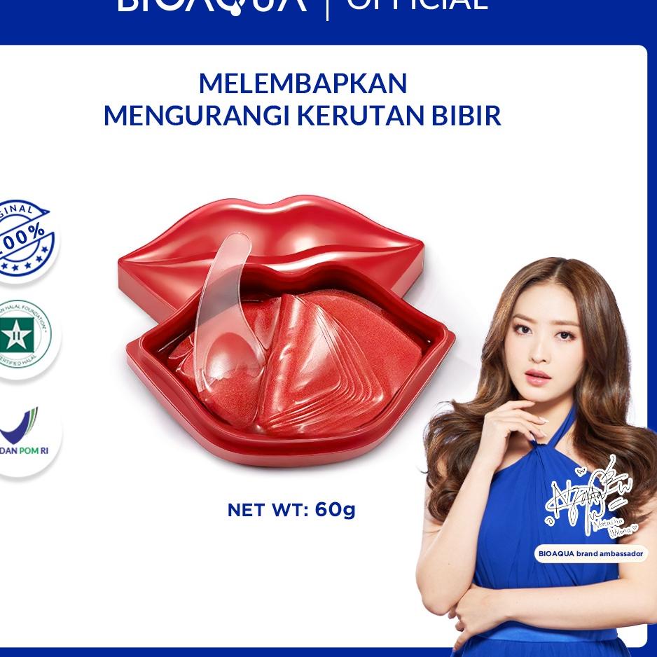 Jual Star BIOAQUA Masker Bibir Cherry Collagen Moisturizing Essence Lip ...