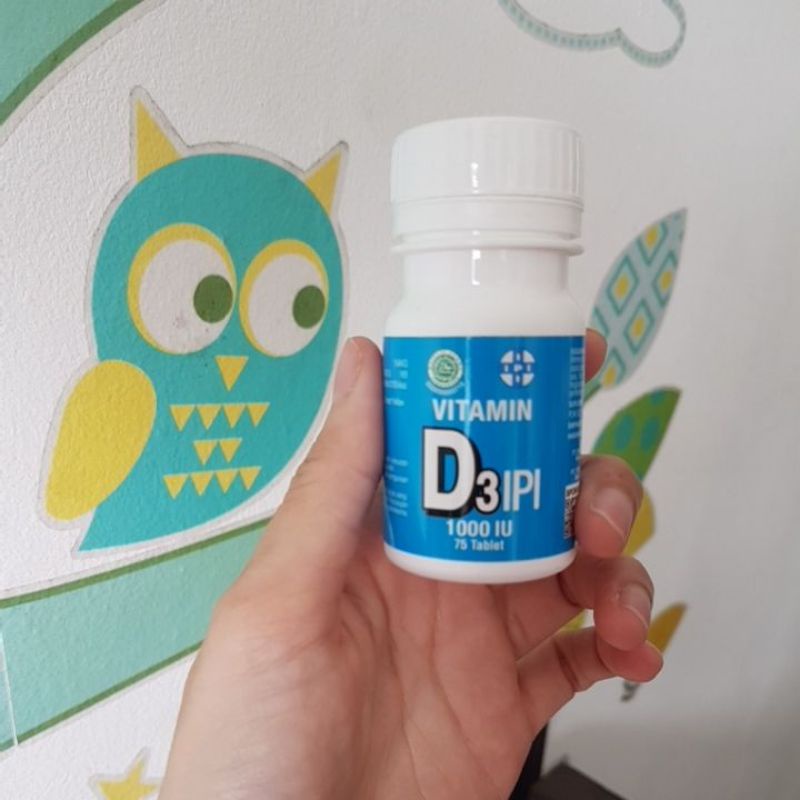 Jual VITAMIN D3 IPI 1000IU botol isi 75 tablet | Shopee Indonesia