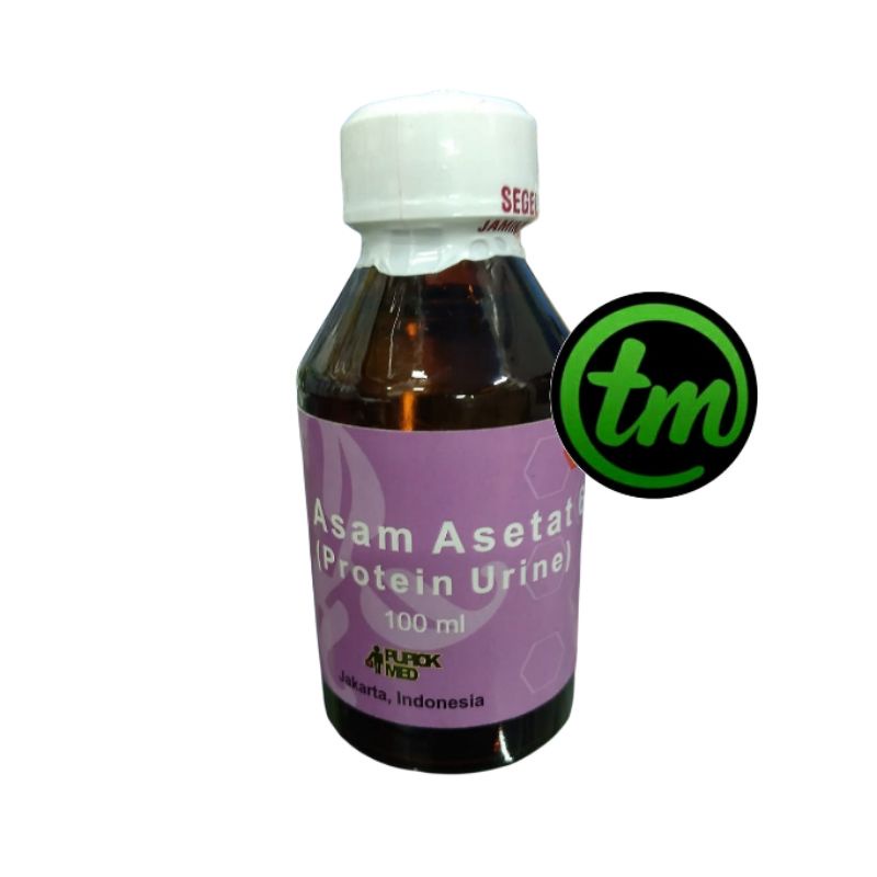 Jual Reagen Asam Asetat 6% Larutan Pemeriksaan Protein Urin 100 ml ...