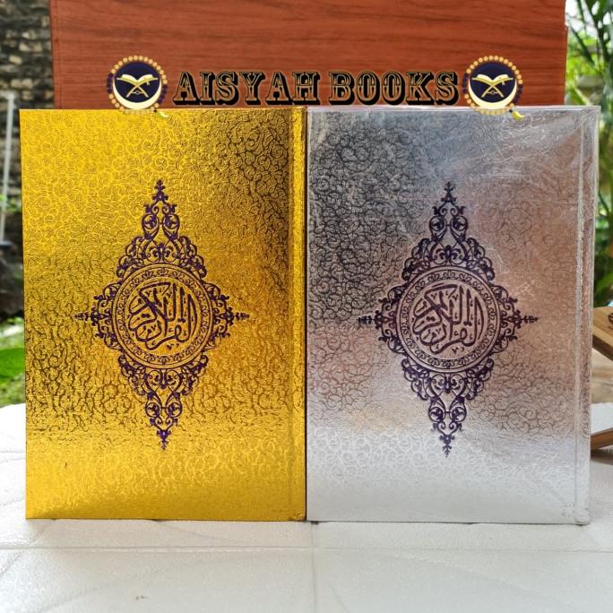 Jual Al Quran Non Terjemah Cover Emas/Perak Ukuran A4 Hvs | Shopee ...