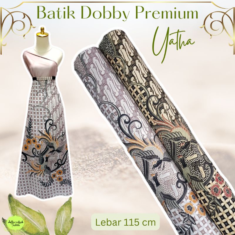 Jual Bahan Kain Batik Dobby Premium Yatha batik doby dobi halus lembut ...