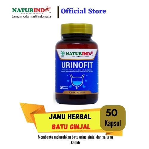 Jual Obat Batu Ginjal Infeksi Saluran Kemih 50 kapsul Urinofit Naturindo | Shopee Indonesia