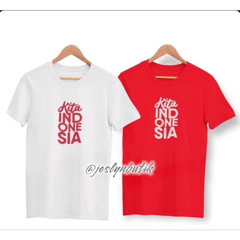 Jual kaos distro KAOS KITA INDONESIA / KAOS ROHANI INDONESIA / KAOS 17 ...