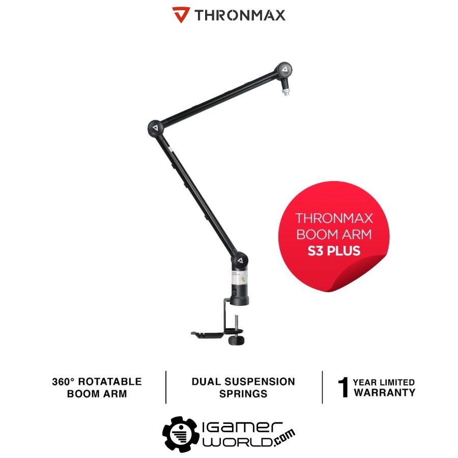 Jual Thronmax Zoom S3 Microphone Boom Arm Stand | Shopee Indonesia