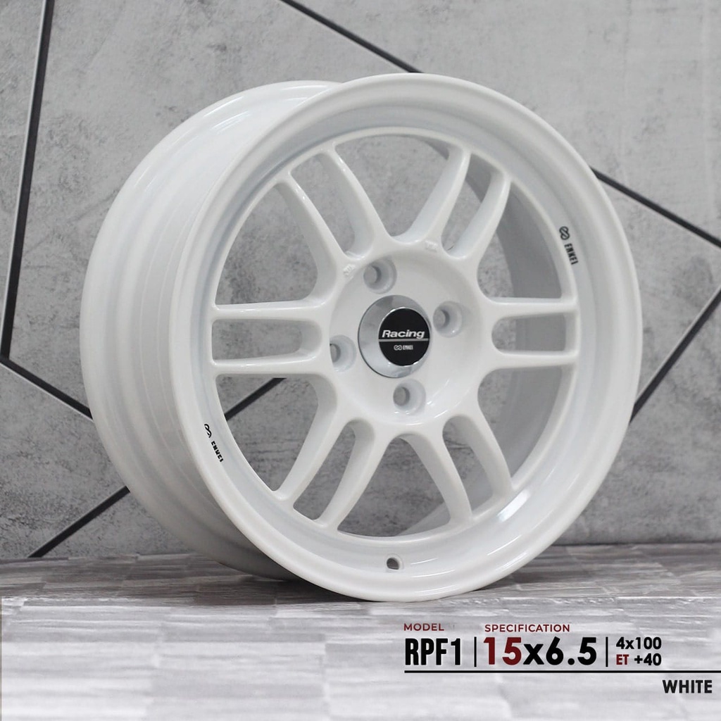Jual Velg Mobil Ring 15 RPF1 WHITE 4H 100 ET.40 | Shopee Indonesia