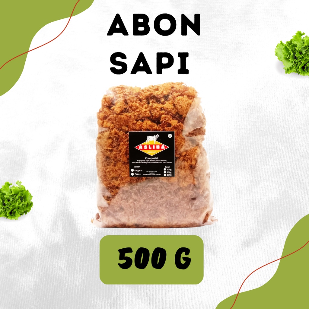 Jual Abon Daging Sapi Aslina 500g | Shopee Indonesia