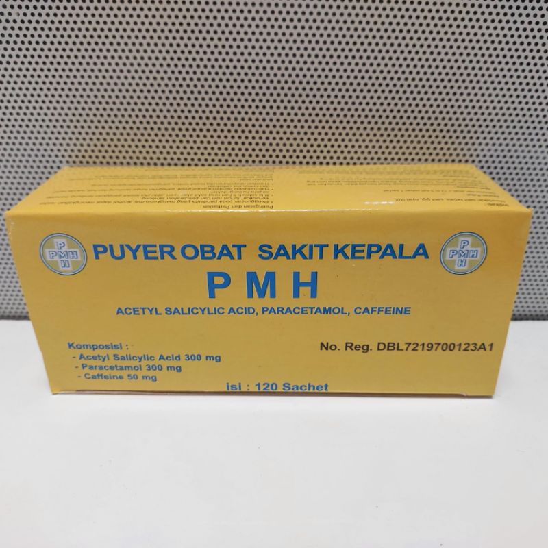 Jual PMH Puyer Obat Sakit Kepala BOX (120 Sachet) | Shopee Indonesia