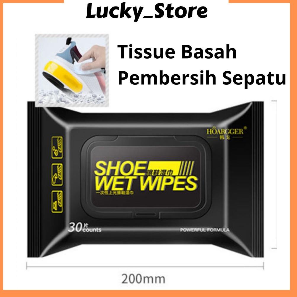 Jual gli-66 Tissue Basah Pembersih Sepatu Quick Wipes Shoe Cleaner isi ...