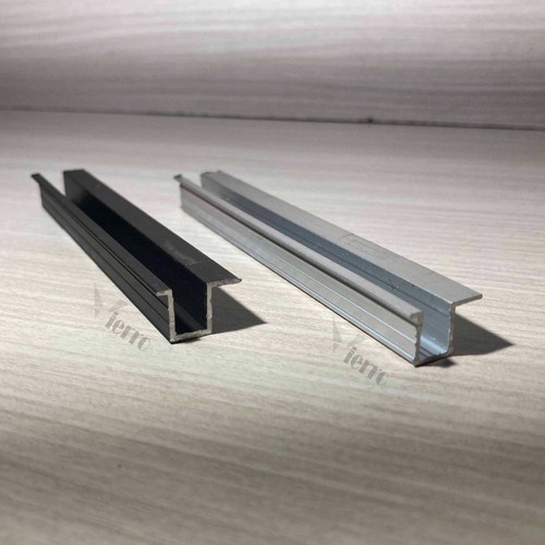 Jual REL ALUMINIUM / REL ALMINI / REL SLIDING PINTU LEMARI COKLAT SD02M ...