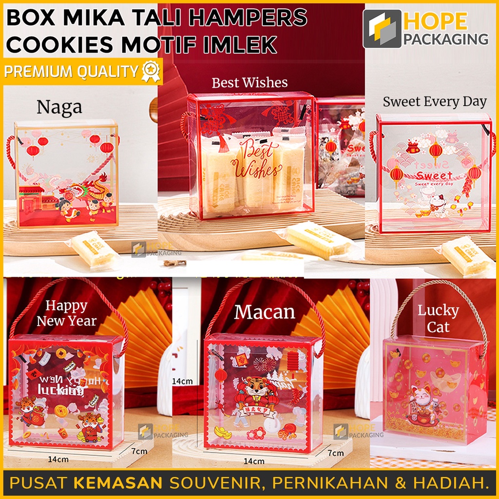Jual Gift Box Hampers Mika lmlek / Box Kotak Mika Tali / Kotak Mika ...