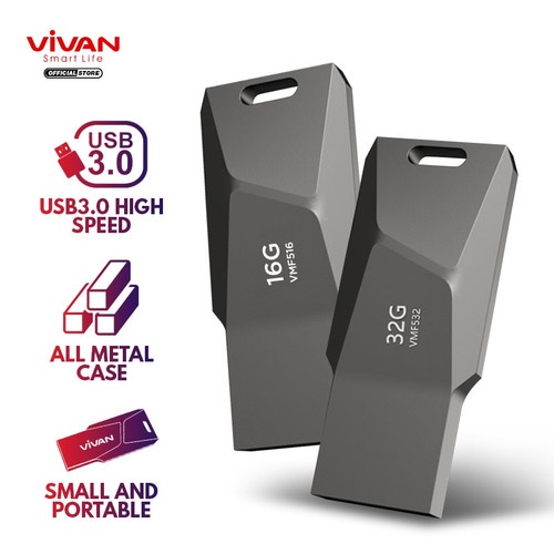 Jual VIVAN Flashdisk 16GB/32GB USB 3.0 High Speed VMF516/VMF532 ...