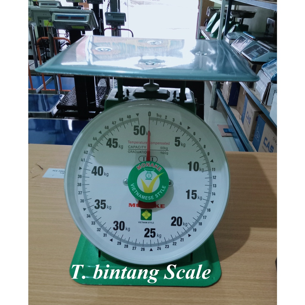 Jual timbangan jarum 50kg / timbangan duduk jarum 50kg | Shopee Indonesia