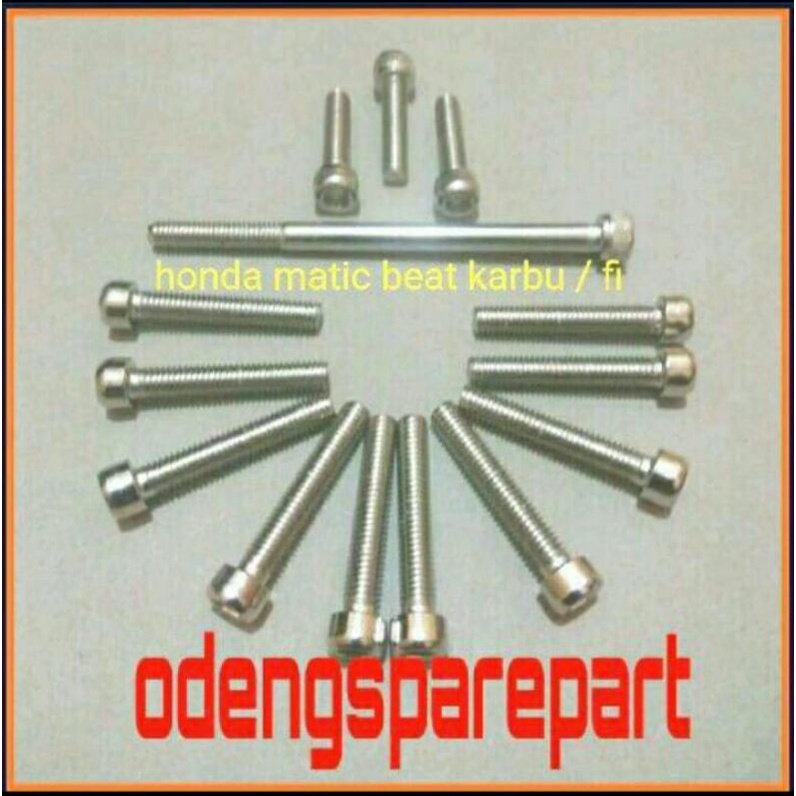Jual Baut set blok cvt motor matic honda beat karbu | Shopee Indonesia