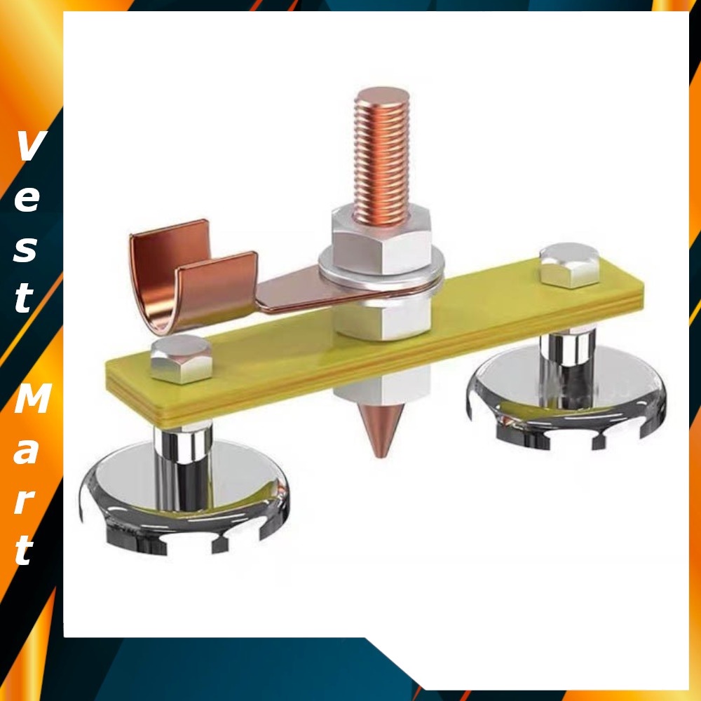 Jual Magneting welding ground klem tang las magnet Konektor Kabel Massa ...