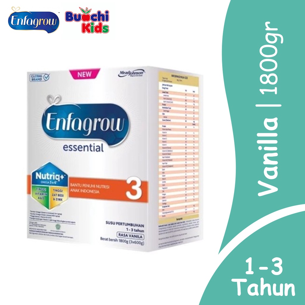 Jual Enfagrow Essential 3 1800g | Shopee Indonesia