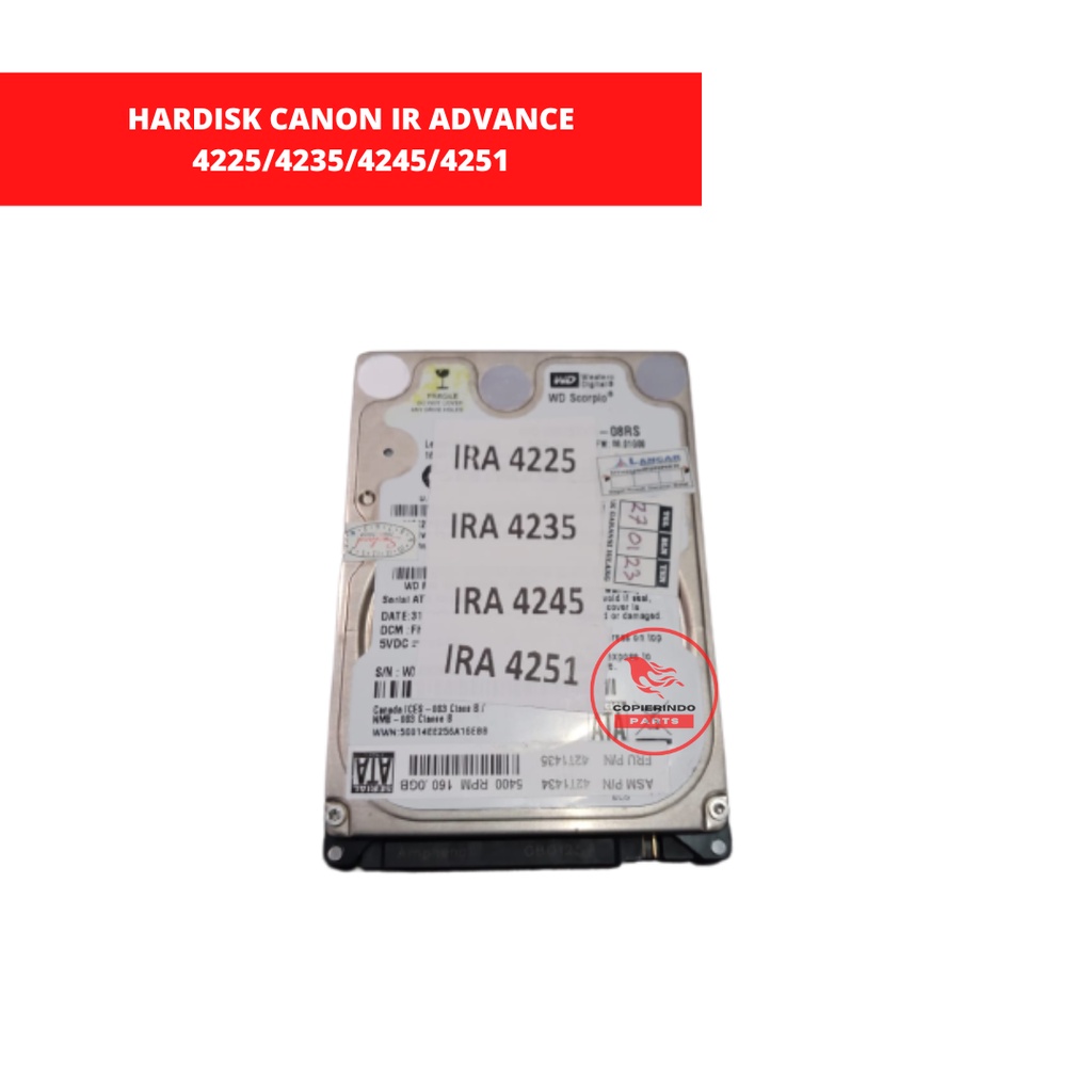 Jual HARDISK CANON IR ADVANCE 4225/4235/4245/4251 | Shopee Indonesia