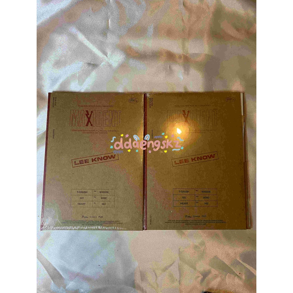Jual [2nd press] stray kids maxident paper case album sealed unsealed ...