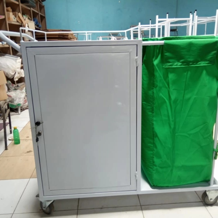 Jual Troli Linen Tertutup Besi Pc I Laundry Trolley Rumah Sakit ...