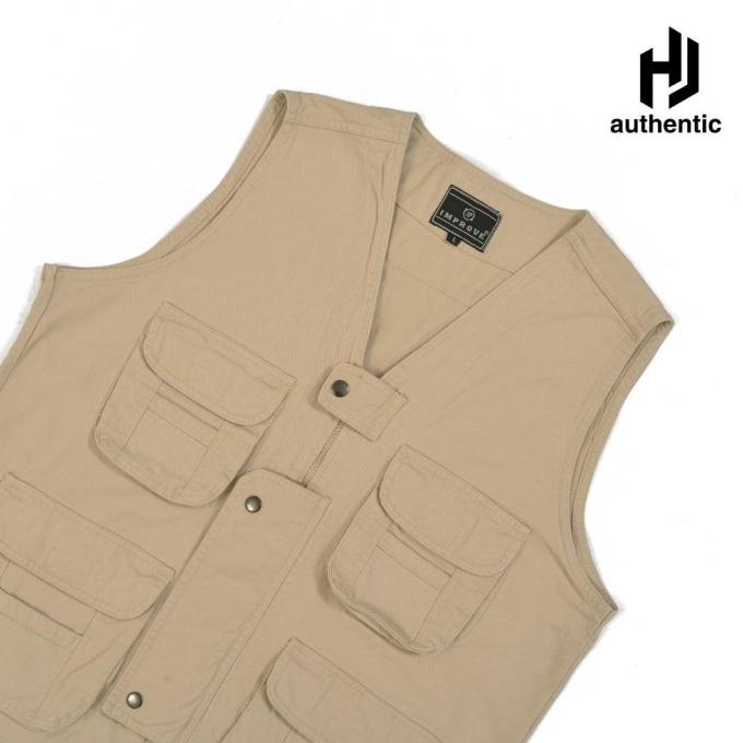Jual Rompi Outdoor Tactical Lapangan Wartawan Pria Vest Cargo Kerja ...