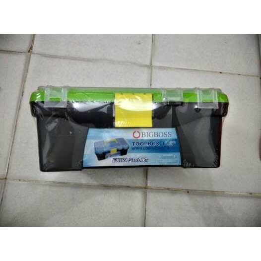 Jual BIGBOSS TOOL BOX PLASTIK HIJAU PLASTIC TOOLBOX 12" 12 INCH ...