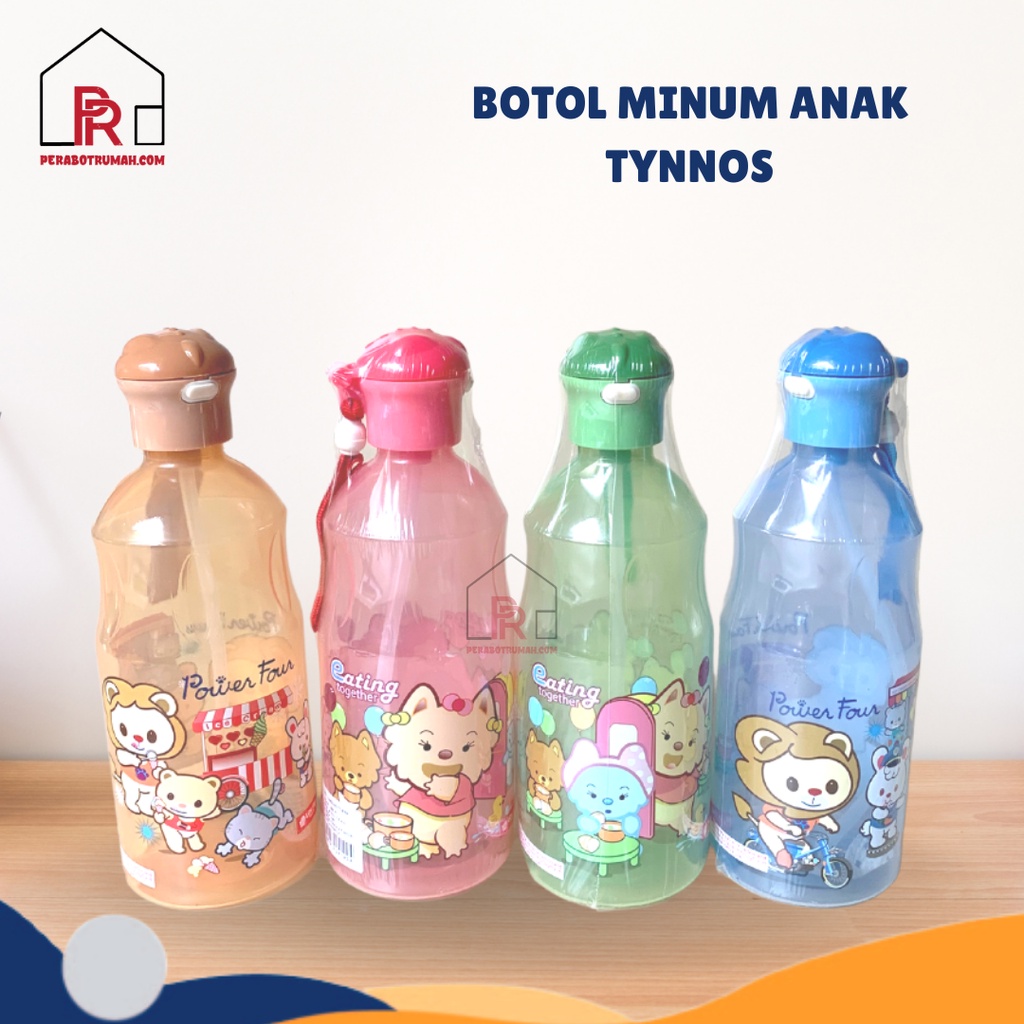 Jual Botol Minum Anak Tynos 600 ML / Botol Plastik Untuk Anak Sekolah ...