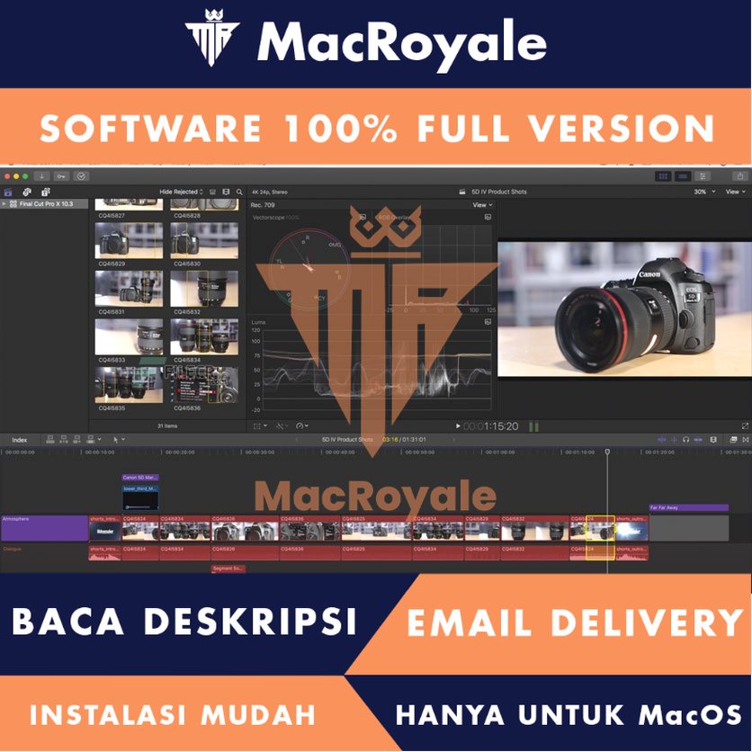 Jual [MacOS] Final Cut Pro - Editing Video dan Audio untuk Mac | Shopee ...
