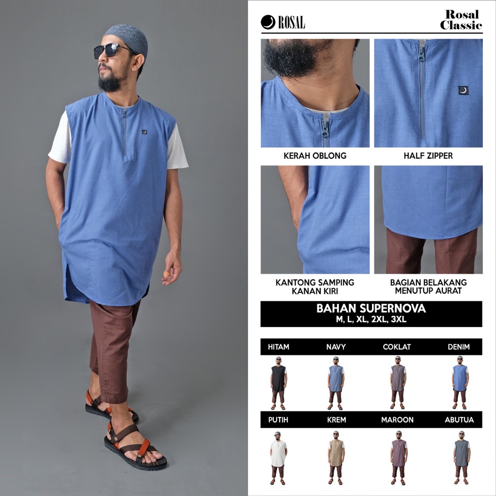 Jual Rompi Sholat Classic / Rompi Sholat / Rompi Pria / Rompi | Shopee ...