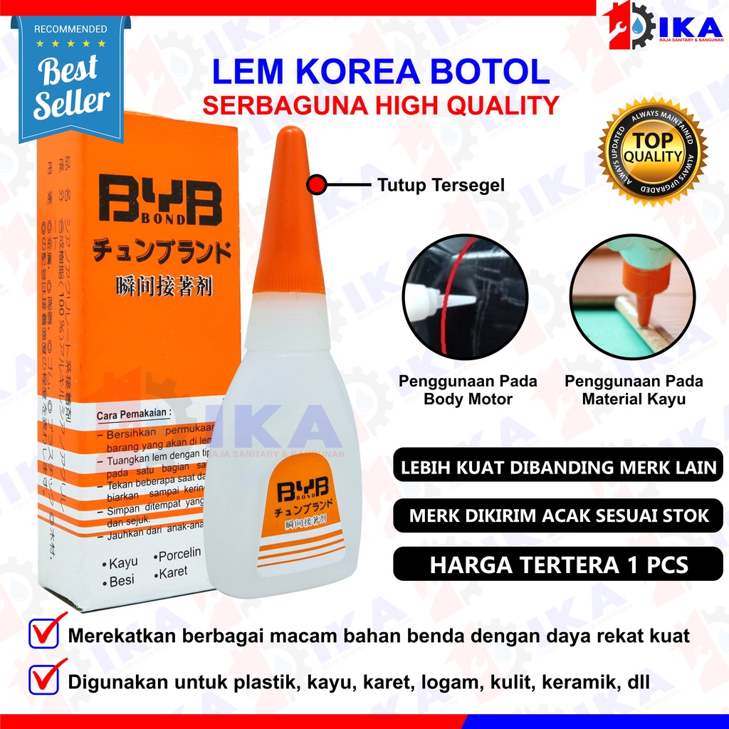 Jual LEM TETES ASLI 100% ORIGINAL / Lem Setan Serbaguna Power Glue Cair ...