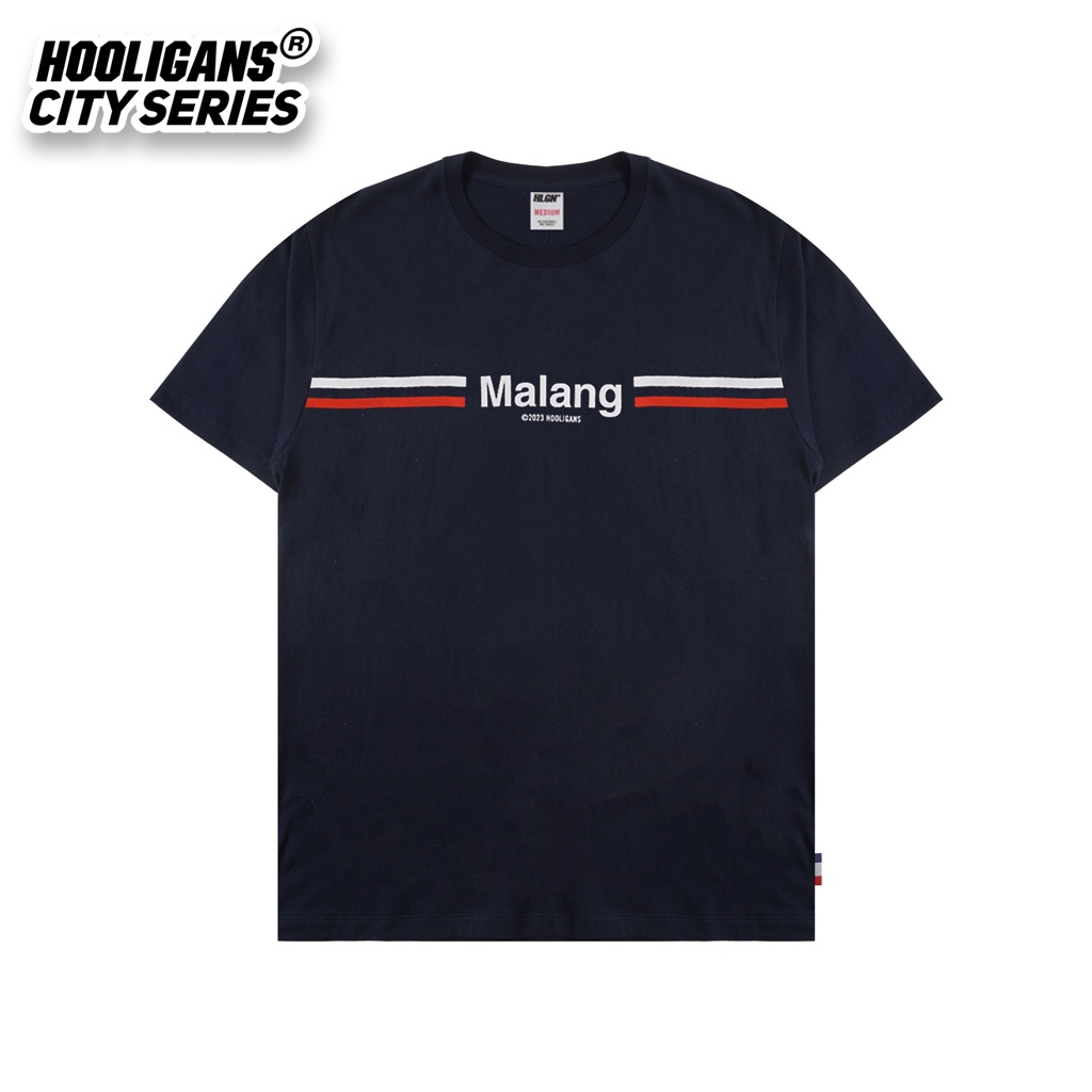 Jual HOOLIGANS T-Shirt City Series Malang Navy | Shopee Indonesia