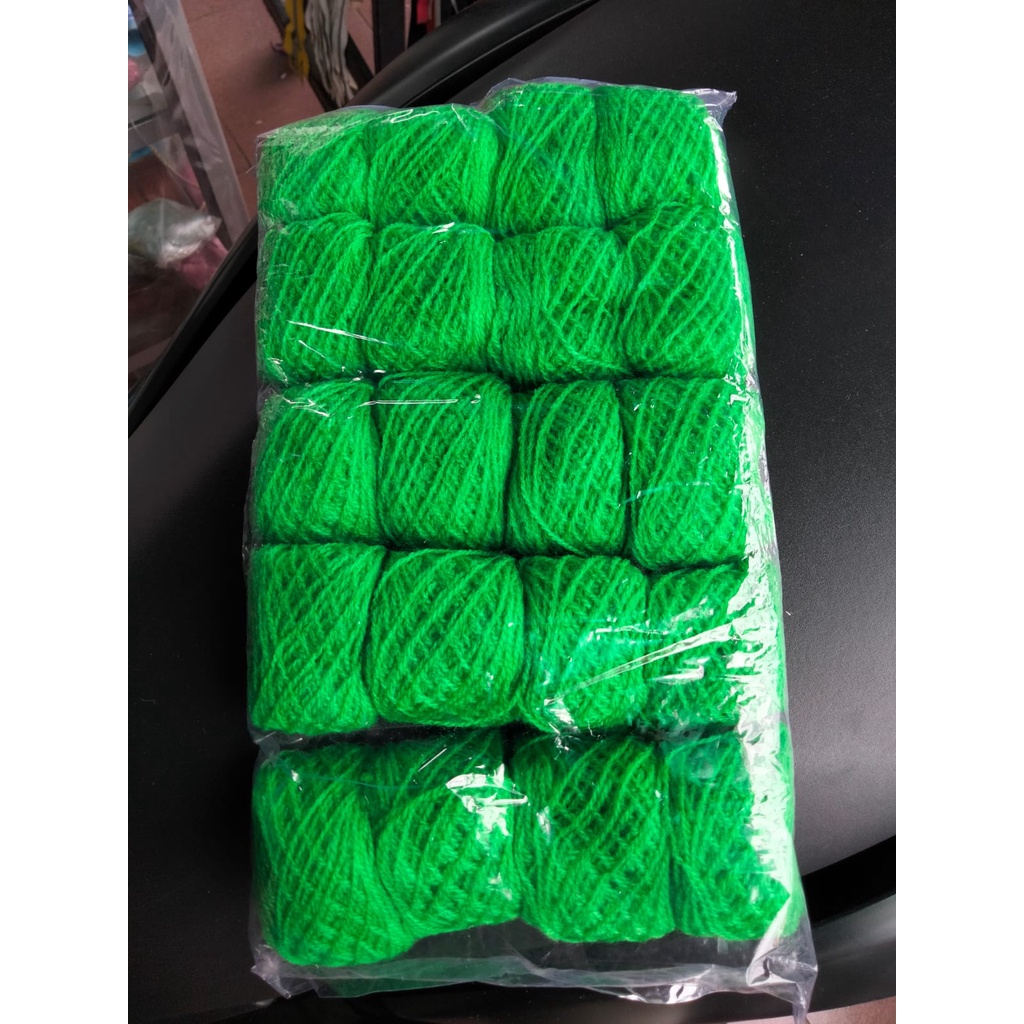 Jual 1 pack isi 20 pcs Benang Wol gulung kecil | Shopee Indonesia